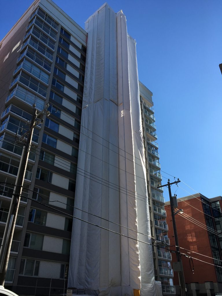 Shrink Wrap Hoarding | King Scaffolding